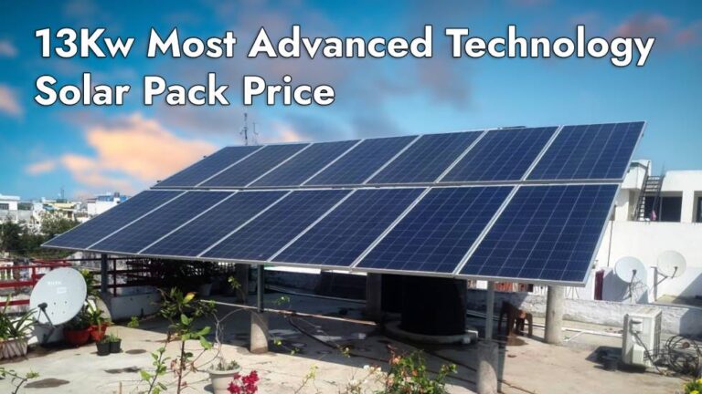 13Kw Most Advanced Technology Solar Pack Price in India
