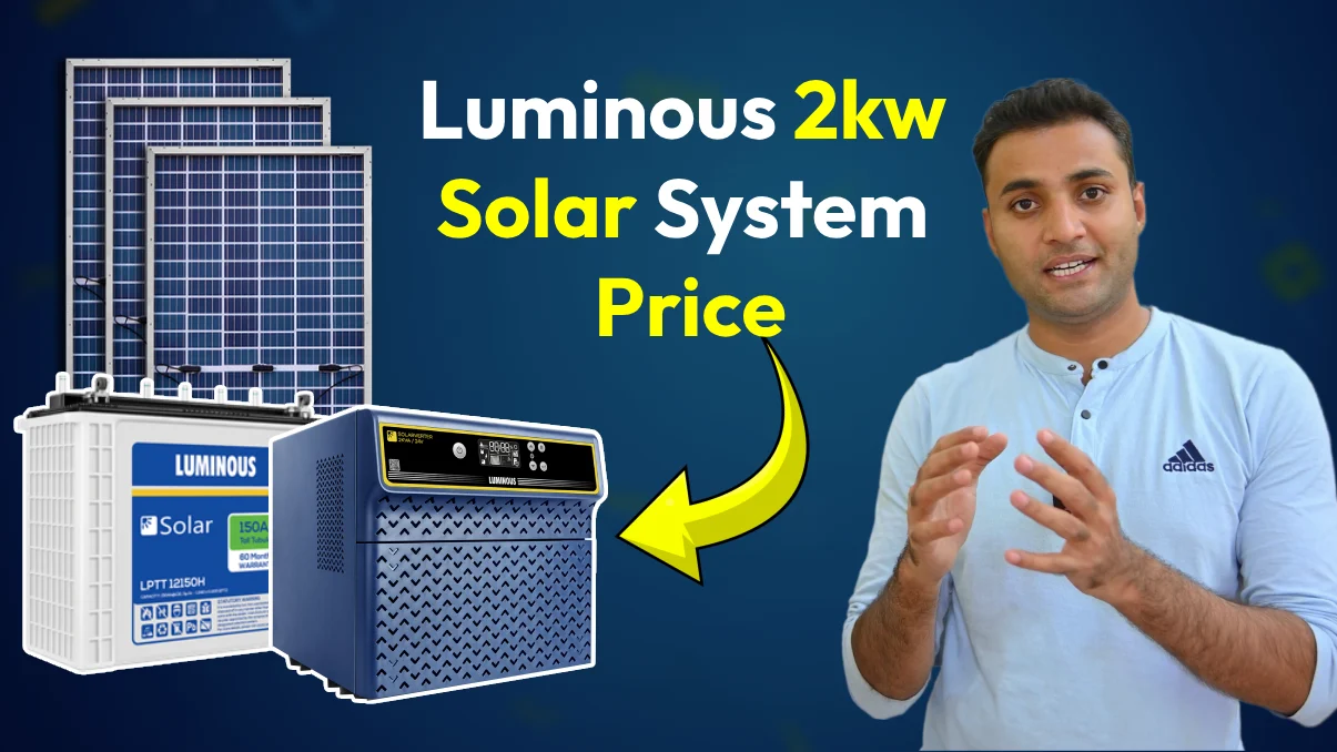 Luminous 2kw Solar System Price in india