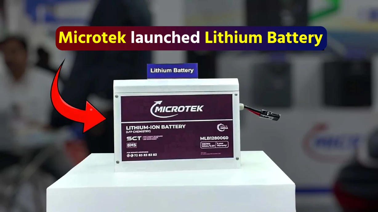 Microtek launched Lithium Battery for Inverter